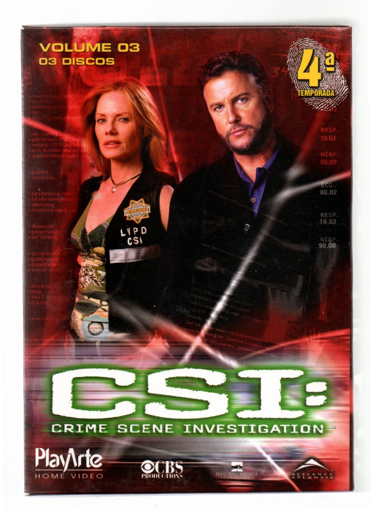 KIT DVDS CSI: CRIME SCENE INVESTIGATION – 4° TEMPORADA – Together